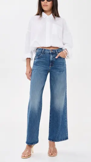 MOTHER The Mid Rise Maven Flood Jeans