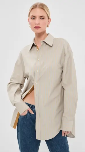 KALLMEYER Dani Pinstripe Button-down Shirt