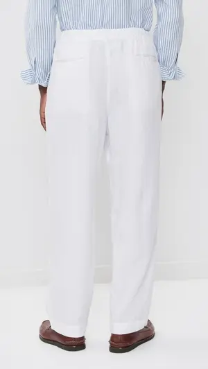 Polo Ralph Lauren Linen Pleated Relaxed Fit Pants