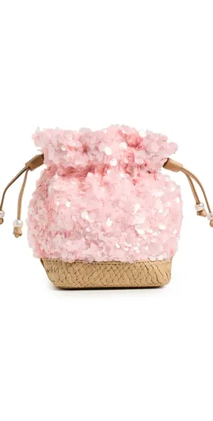 Stoney Clover Lane Mini Gathered Crossbody Bag - Pink
