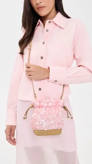 Stoney Clover Lane Mini Gathered Crossbody Bag