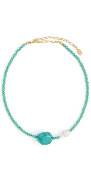 ELIZABETH COLE Meiko Necklace - Turquoise