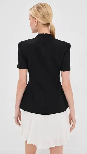 Simkhai Leah Short Sleeve Blazer Mini Dress
