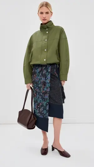 3.1 Phillip Lim Desert Flower Draped Wrap Skirt
