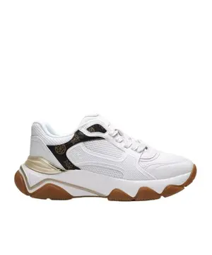 Guess Mazzy Logo Running Sneakers - White Multicolor