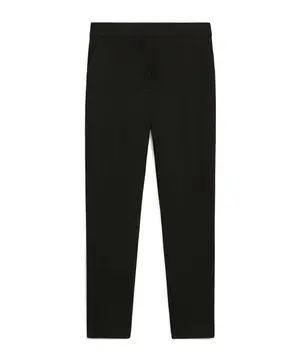Max Mara Viscose Jersey Trousers - Black