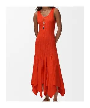 Loewe Ajouré Pointelle Jacquard Dress