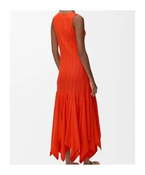 Loewe Ajouré Pointelle Jacquard Dress