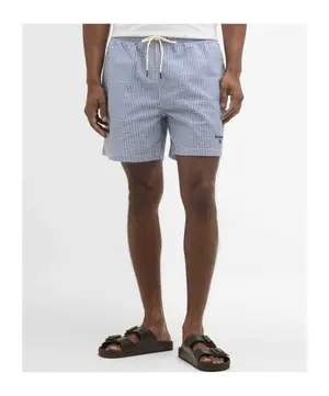 Barbour Gingham Seersucker Swim Shorts
