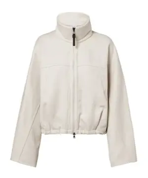 Brunello Cucinelli Monili Virgin Wool Jacket - White