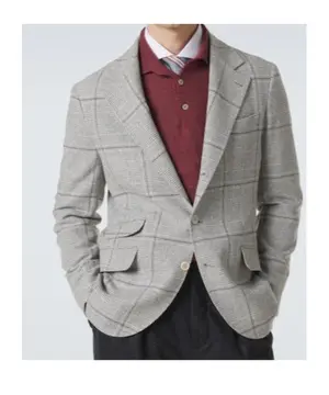 Brunello Cucinelli Checked Blazer