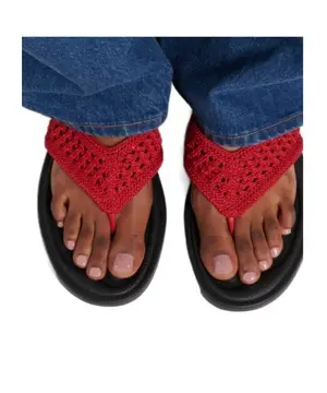 Chloé Crochet Thong Sandals