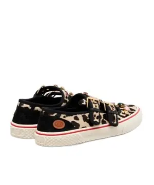 Valentino Garavani Embellished Calf Hair Sneakers
