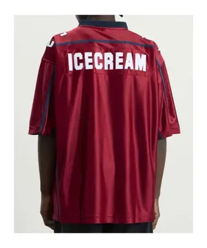 ICECREAM Logo-print V-neck T-shirt