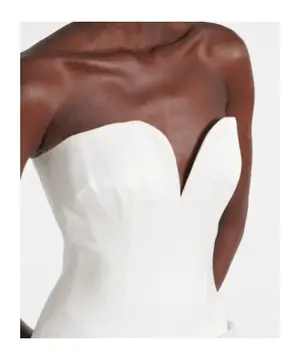 Alex Perry Bridal Draped Strapless Gown