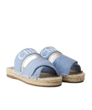 Chloé Logo Espadrille Sandals