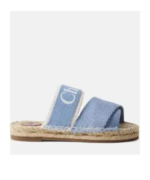 Chloé Logo Espadrille Sandals