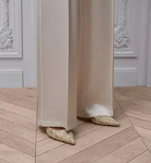 Dior Slingback Pumps With Sequins And Logo Detail