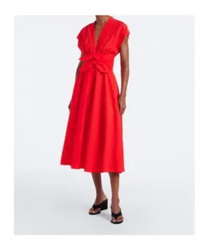 Alaïa Belted Midi Dress