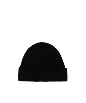 Kiton Ribbed Hat - Black