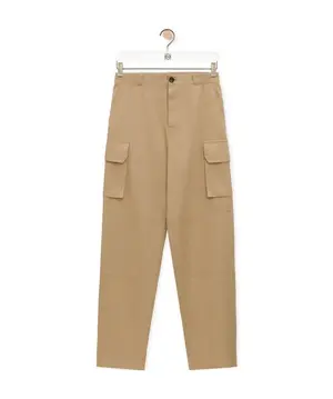 Loewe Straight-leg Cargo Trousers - Sand