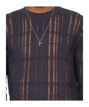 Emanuele Bicocchi Fleury Cross Pendant Necklace