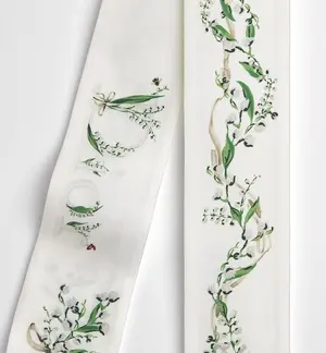 Dior Pointed Silk Scarf
