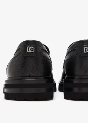 Dolce & Gabbana Dolce Gabbana Almond Toe Penny Loafers