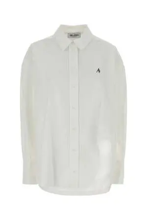 Attico Poplin Oversize Shirt - White