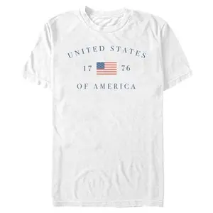 LOST GODS United States Of America 1776 Graphic T-shirt - White