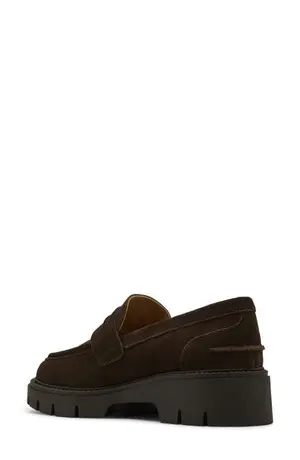 Blondo Kisha Waterproof Penny Loafer - Java Suede