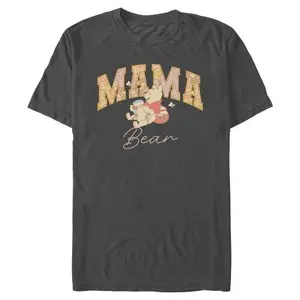 WINNIE THE POOH Collegiate Mama Bear Short Sleeve Graphic T-shirt