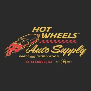 HOT WHEELS Auto Supply Vintage Logo Short Sleeve Graphic T-shirt