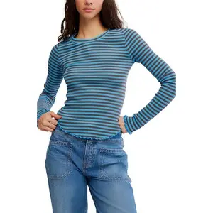 Free People Striped Tops