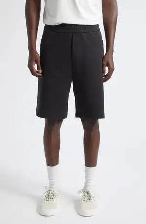Moncler Cotton Blend Interlock Shorts