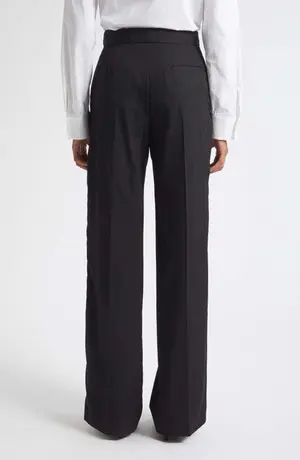 Stella McCartney Slim Fit Wool Tuxedo Pants