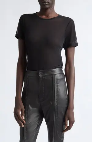 TOM FORD Crepe Jersey T-shirt - Black