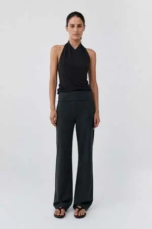 ST. AGNI Wool Blend Studio Pants
