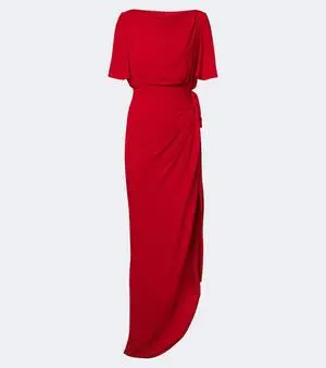 Valentino Garavani Draped Silk Georgette Gown