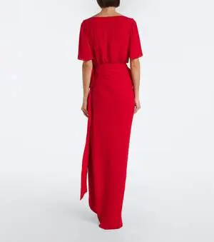 Valentino Garavani Draped Silk Georgette Gown