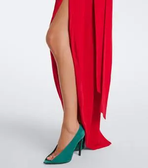 Valentino Garavani Draped Silk Georgette Gown