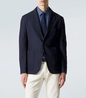 Brioni Silk And Cashmere Blazer