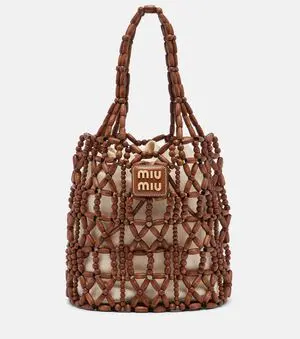Miu Miu Beaded Bucket Bag