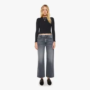 MOTHER The Dodger Flood Jeans - Black
