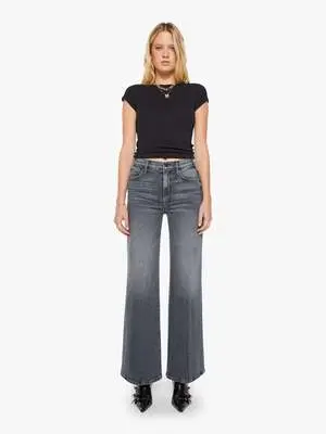 MOTHER The Hustler Roller Sneak Outta Sight Jeans - Black