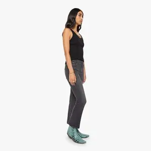 MOTHER MOTHER The Hustler Ankle Jeans In Can You Call My Phone Black