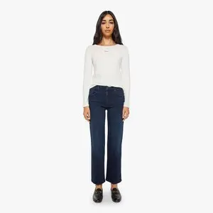MOTHER The Mid Rise Rambler Zip Ankle Jeans In Chip On My Shoulder