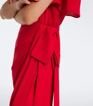 Valentino Garavani Draped Silk Georgette Gown