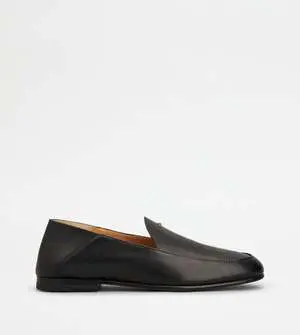 TOD'S Mule Loafers In Nappa Leather - Black