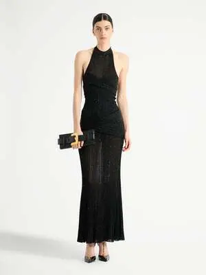 Balmain Long Halterneck Dress